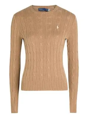 Polo Ralph Lauren Cable-knit Cotton Jumper - Camel