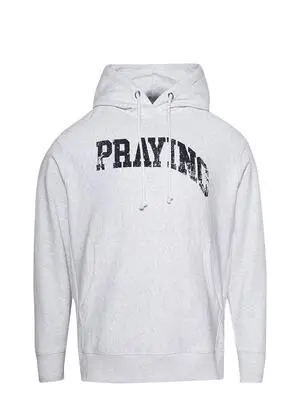 PRAYING Logo College Hoodie - Tan