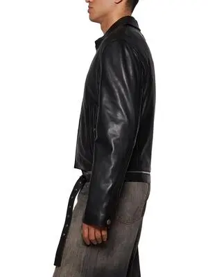 Acne Studios Leather Jacket - Black