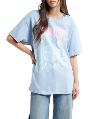 MERCH TRAFFIC Sublime Classic Logo Graphic T-shirt - Blue