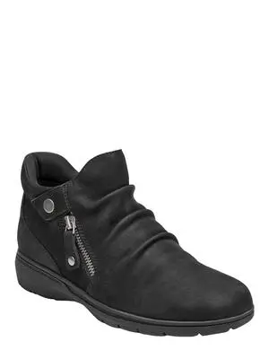 Rockport Ruched Ankle Boot - Black