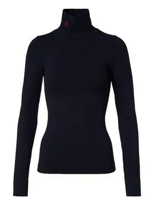 Perfect Moment Turtleneck Ski Top - Black