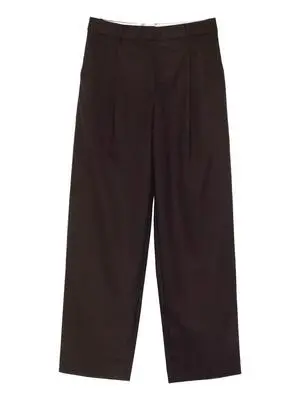 SAMSOE SAMSOE Pleated Trousers - Brown