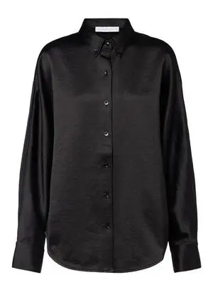 Proenza Schouler Caroline Crêpe Shirt - Black