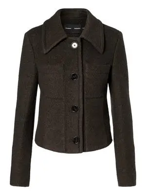 Proenza Schouler Kinsley Wool-blend Bouclé Jacket - Brown