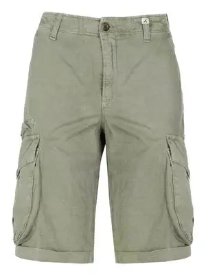 MYTHS Flap-pocket Cargo Shorts - Green