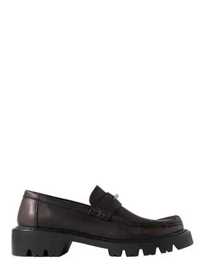 Loewe Sierra Leather Loafers - Brown