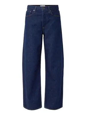 AGOLDE Arc Long High-rise Wide-leg Jeans - Blue