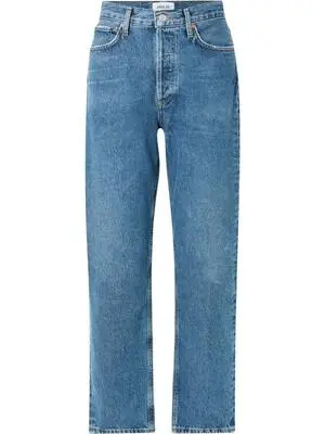 AGOLDE 90s Mid-rise Straight-leg Jeans - Blue