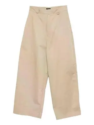 WILLY CHAVARRIA Wide-leg Trousers - Neutrals