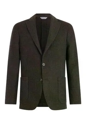 Boglioli Checked Pocket Blazer - Brown