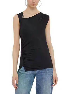 Hugo Ruched Detail Top - Black