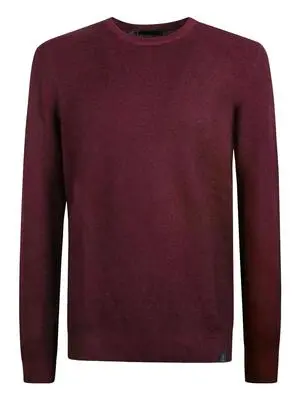 FAY Textured Knitwear - Red