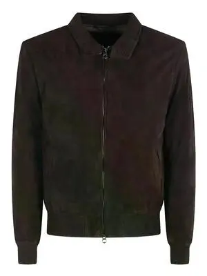 STEWART Zipped Jacket - Brown