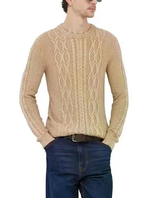 Guess Cable-knit Jumper - Neutrals
