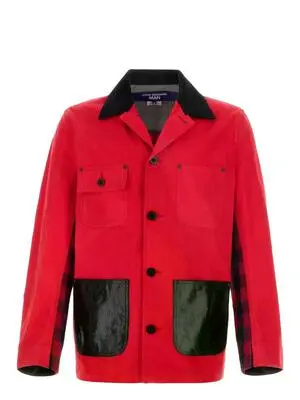 Junya Watanabe Panelled Jacket - Red