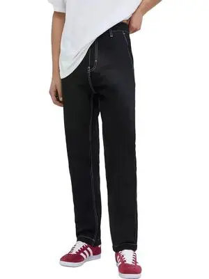 Hugo Contrast-stitching Trousers - Black