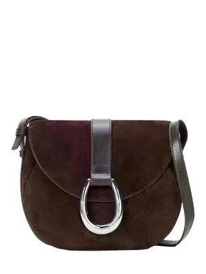 Staud Bella Saddle Cross Body Bag - Brown