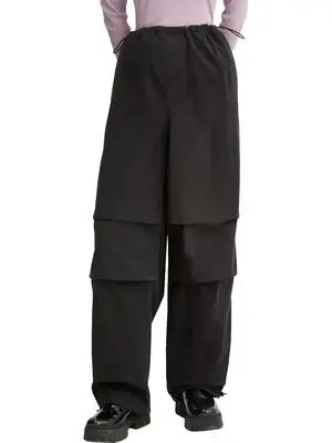 Hugo Drawstring Cargo Trousers - Black
