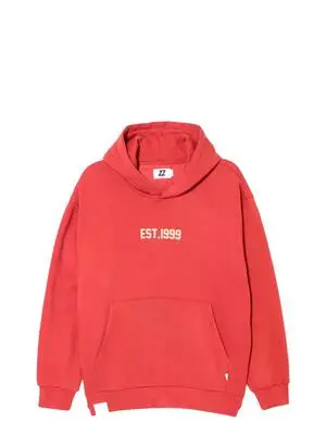 Izzue Logo-embroidered Hoodie - Red