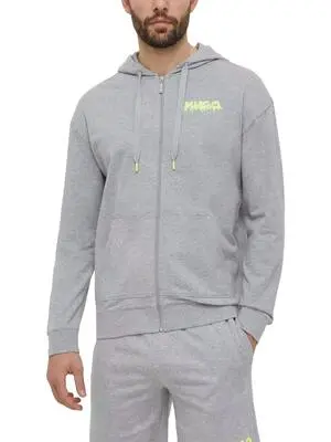 Hugo Zip-up Hoodie - Grey