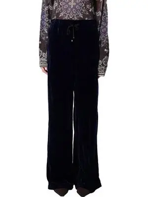Liu Jo Wide Leg Trousers - Marine