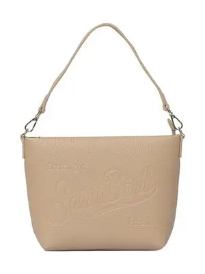 MC2 SAINT BARTH Printed Mini Bag - Beige