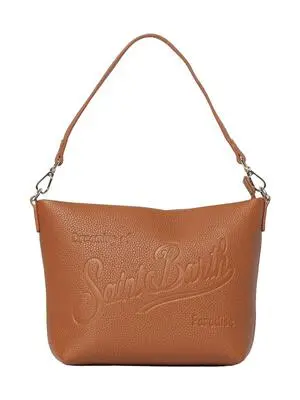 MC2 SAINT BARTH Printed Mini Bag Brown