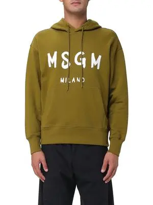 MSGM Crewneck Sweatshirt - Olive