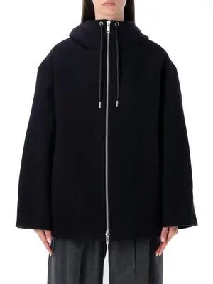 Studio Nicholson Zip Up Coat - Blue