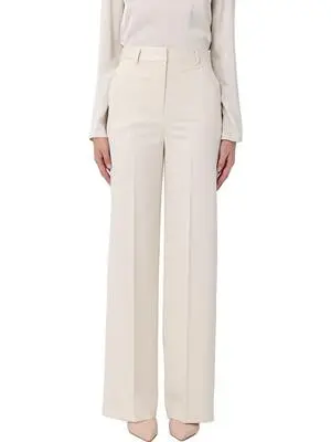HANITA Wide Leg Trousers - Cream