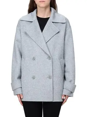Patrizia Pepe Double Breasted Coat - Pearl