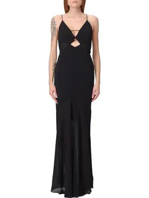 Patrizia Pepe Sleeveless Maxi Dress - Black