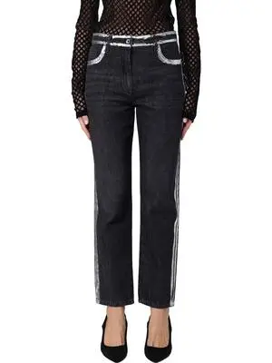 Patrizia Pepe Straight Leg Jeans - Black