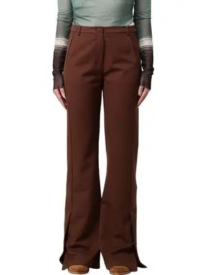 Patrizia Pepe Flare Trousers Brown