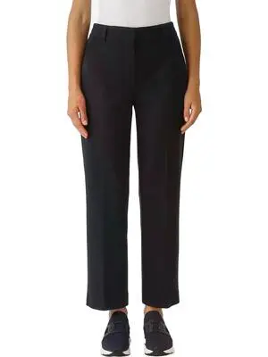 Max Mara Belt Loops-detail Trousers - Blue