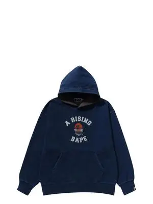 A BATHING APE A Rising Pullover Hoodie - Blue