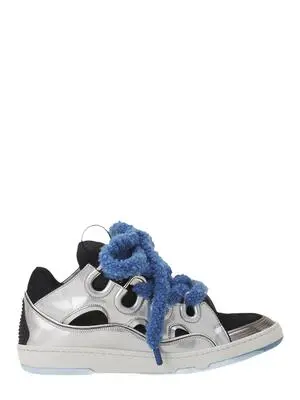 LANVIN Curb Sneakers Silver