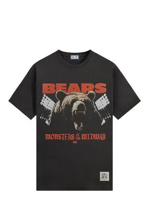 Kith For The Nfl Chicago Bears Photo Vintage Jones Tee - Black