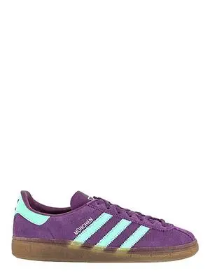 Adidas München Suede Trainers - Rich Mauve Clear Min