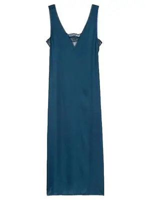 Zadig&Voltaire Renzo V-neck Midi Dress - Blueberry