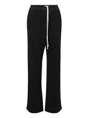 Rick Owens Pusher Straight-leg Cotton-jersey Jogging Bottoms - Black