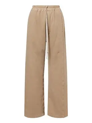 Rick Owens Pusher Straight-leg Cotton-jersey Jogging Bottoms - Dirty Pearl