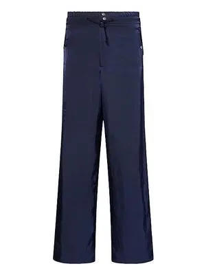 Dries Van Noten Drawstring Wide-leg Woven Trousers - Navy
