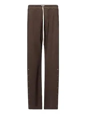 Rick Owens Pusher Wide-leg Cotton-jersey Jogging Bottoms - Dark Dust