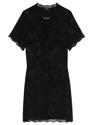 Zadig&Voltaire Silk Mini Dress - Black