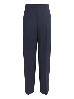 Max & Co. Straight Tailored Trousers - Blue
