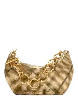 Burberry Chainmail Shoulder Bag - Beige