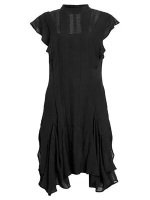 ALLSAINTS Asymmetric Fleur Dress - Black
