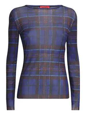 MAX & CO. Long-Sleeve Check Top